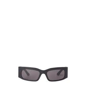 Balenciaga Rectangle Frame Sunglasses - Gray