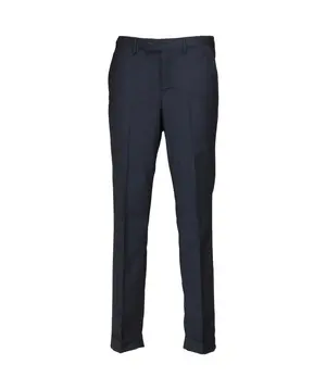 PT TORINO Tailored Straight-leg Trousers With Belt Rings - Black