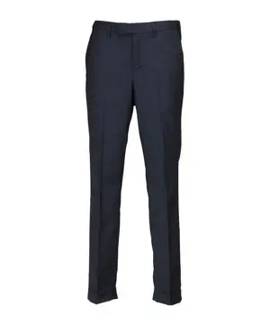 PT TORINO Tailored Straight-leg Trousers With Belt Rings - Black