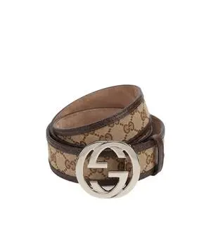 Gucci Gg Buckle Belt - Multicolor