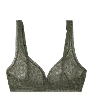 ERES Heureux Lace Soft Cup Triangle Bra - Green