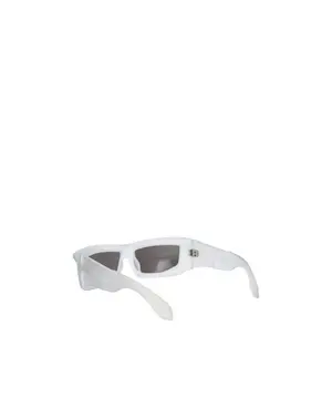 Off-White Rectangular Frame Sunglasses