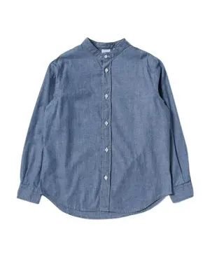 Aspesi Band Collar Long Sleeve Shirt