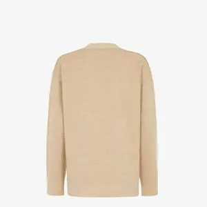 Fendi V-neck Cardigan With Ff Pattern Lining
