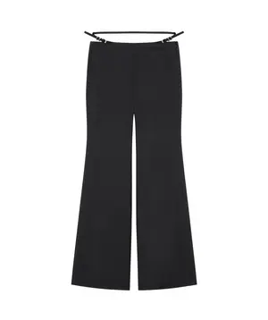 Givenchy Voyou Flare Tailored Pants In Wool And Mohair