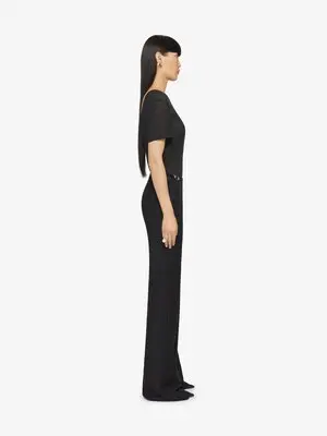 Givenchy Voyou Flare Tailored Pants In Wool And Mohair