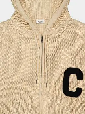 Celine C" Graphic Zip-up Hoodie