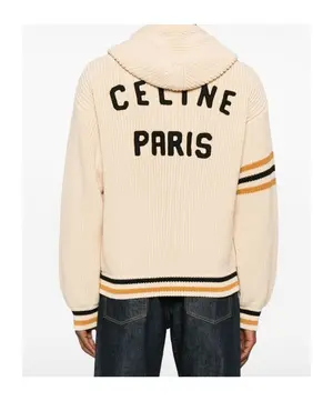 Celine C" Graphic Zip-up Hoodie