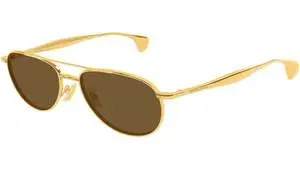 Bottega Veneta Aviator Frame Sunglasses
