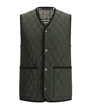 Burberry Quilted V-neck Sleeveless Gilet