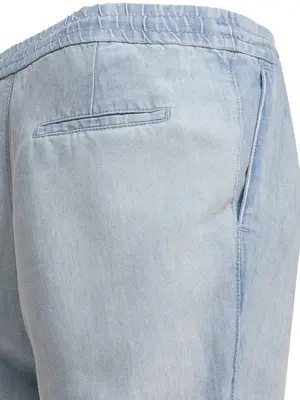 Brunello Cucinelli Drawstring Pleated Trousers - Gray-blue