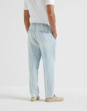 Brunello Cucinelli Double Pleated Drawstring Jeans