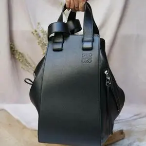 Loewe Hammock Small Shoulder Bag - Black