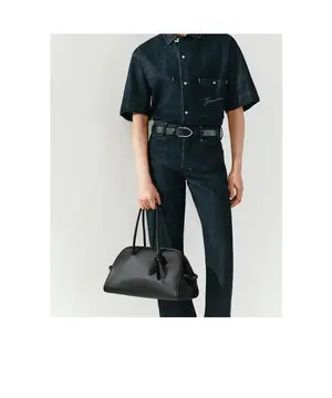 Jacquemus Soft Bowling Bag - Black