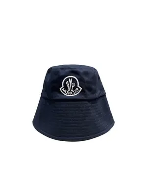 Moncler Logo Bucket Hat - Black