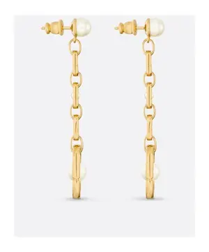 Dior 30 Montaigne Jolie Earrings With Pearl And Cd Signature