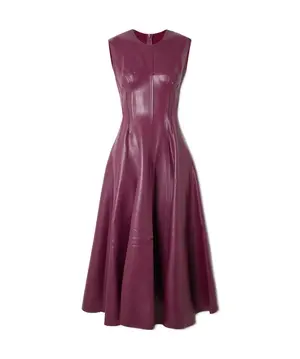 Norma Kamali Sleeveless Fit And Flare Dress