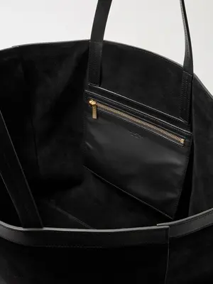 NILI LOTAN Loren Suede Tote - Black