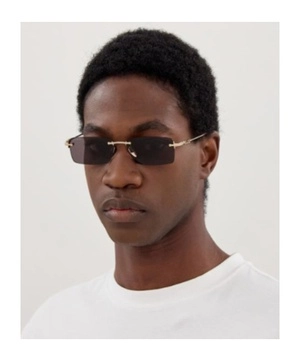 Gucci Gg1941s Rectangular Sunglasses - Silver