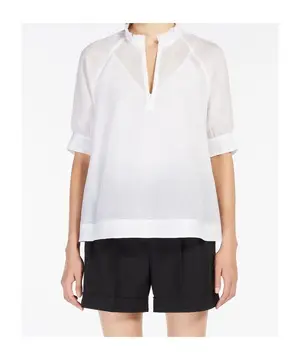 Max Mara Orvieto V-neck Short-sleeved Top