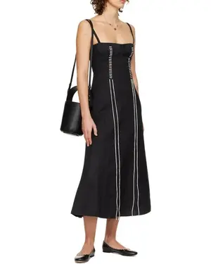 Chloé Scallop-edge Ballerina Flats - Black