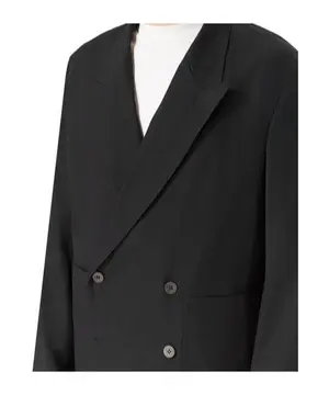 Dries Van Noten Double-breasted Suit Jacket - Black
