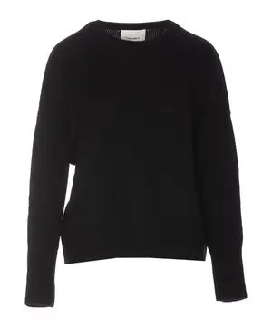 LISA YANG Mila Crewneck Knitwear - Black