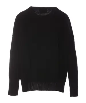 LISA YANG Mila Crewneck Knitwear - Black