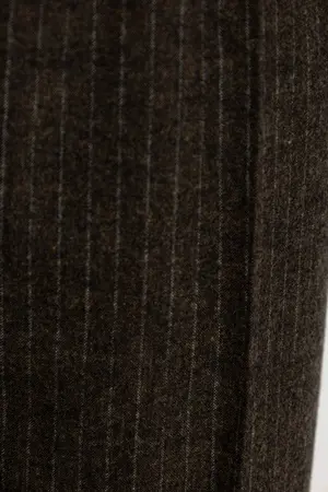 Isabel Marant Étoile Tailored Pinstripe Trousers - Brown