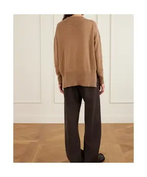 JIL SANDER Cashmere Sweater With Drop Shoulder And Side Slits