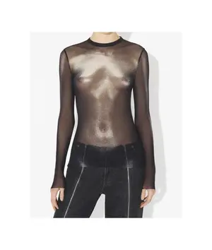 JEAN PAUL GAULTIER Round Neck Long Sleeve Top