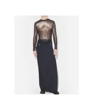 JEAN PAUL GAULTIER Round Neck Long Sleeve Top