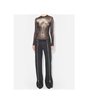 JEAN PAUL GAULTIER Round Neck Long Sleeve Top