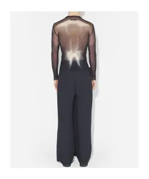 JEAN PAUL GAULTIER Round Neck Long Sleeve Top