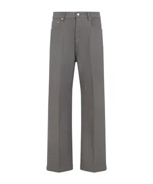 Rick Owens Pleat Detailed Straight-leg Trousers