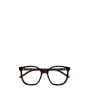 Saint Laurent Round Frame Eyeglasses - Black