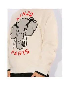 Kenzo Elephant Embroidered Jumper