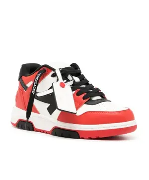 Off-White Out Of Office Lace-up Sneakers - Red
