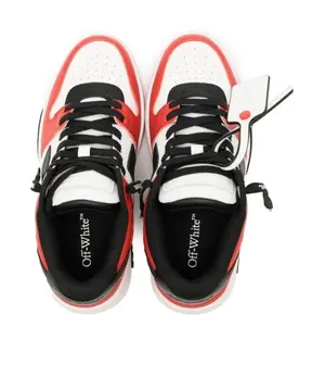 Off-White Out Of Office Lace-up Sneakers - Red