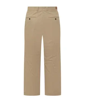 Drole De Monsieur Drôle De Pleated Cropped Trousers