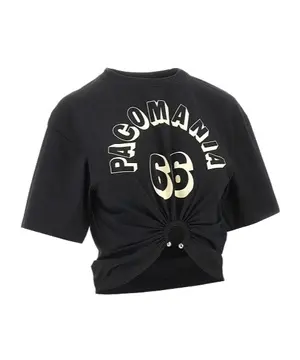 Rabanne Printed T-shirt - Black