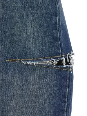 MAISON MARGIELA Cut-out Denim Jeans - No
