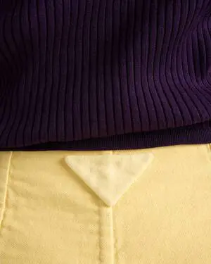 Prada Zip-up Shorts With Logo Detail