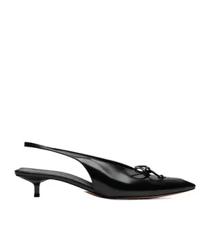 Jacquemus The Low Cubisto Slingbacks - Black