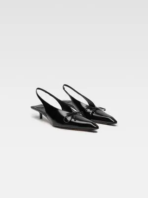 Jacquemus The Low Cubisto Slingbacks - Black