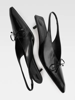 Jacquemus The Low Cubisto Slingbacks - Black