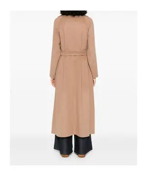 Max Mara Doris Belted Long-sleeved Coat - Brown