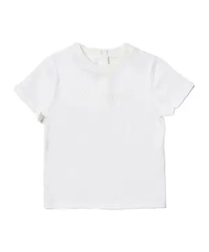 Fendi Embroidered Logo Cotton T-shirt