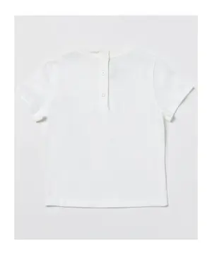 Fendi Embroidered Logo Cotton T-shirt