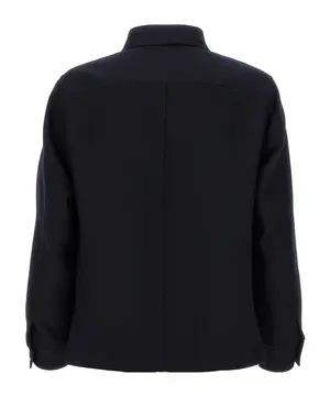 TOM FORD Button-down Flap-pocket Shirt Jacket - Blue